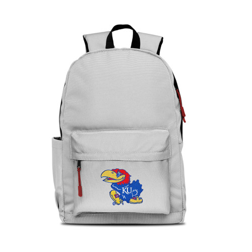 Kansas Jayhawks 16in. Premium Laptop backpack - Gray
