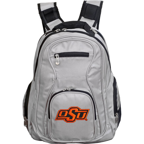 Oklahoma State Cowboys 19in. Premium Laptop Backpack - Gray