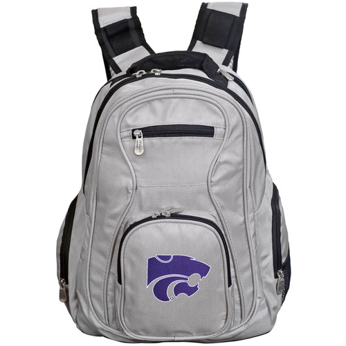 Kansas State Wildcats 19in. Premium Laptop Backpack - Gray