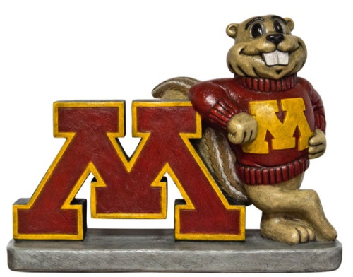 Minnesota Golden Gophers Mascot Garden Statue