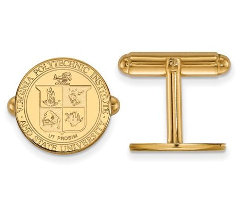 Sterling Silver Virginia Tech Cuff Links By LogoArt