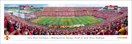 Iowa State Cyclones Stadium Panoramic Photo Print