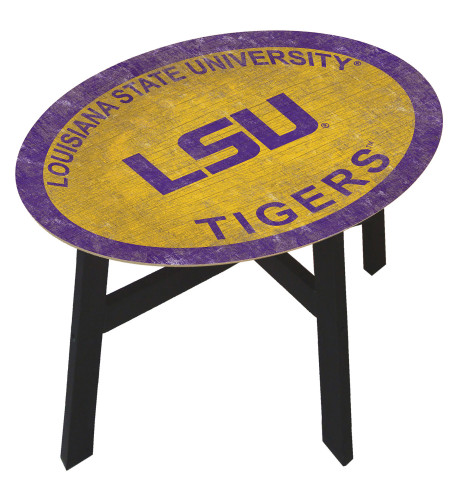 LSU Tigers Team Color Side Table