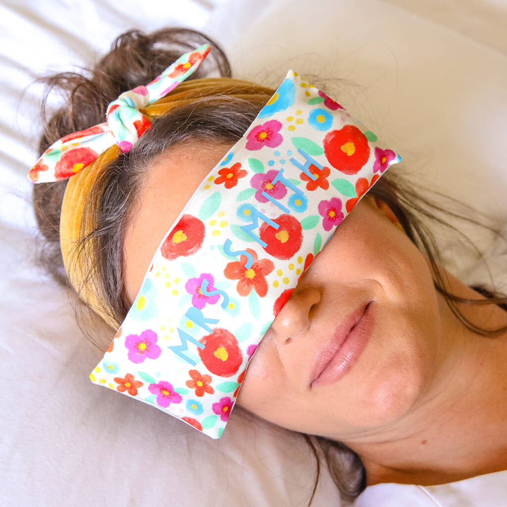 Handmade Floral Eye Pillow