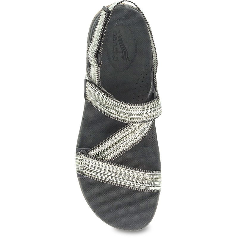 Dansko RAYNA Black Multi Webbing Sandals - Family Footwear Center