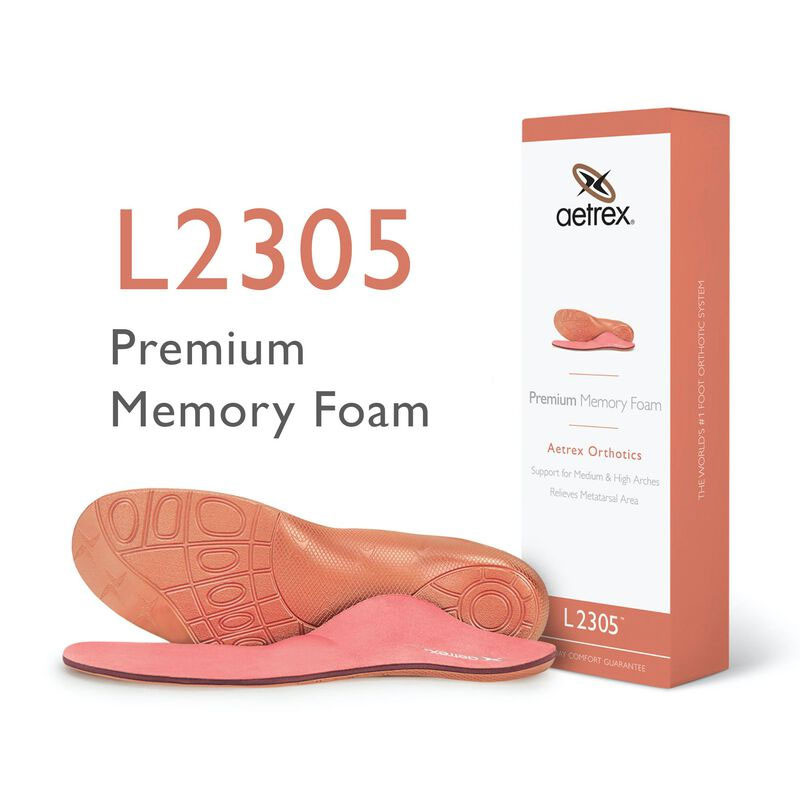 Aetrex L2305 Men's PREMIUM MEMORY FOAM Orthotics with Metatarsal ...