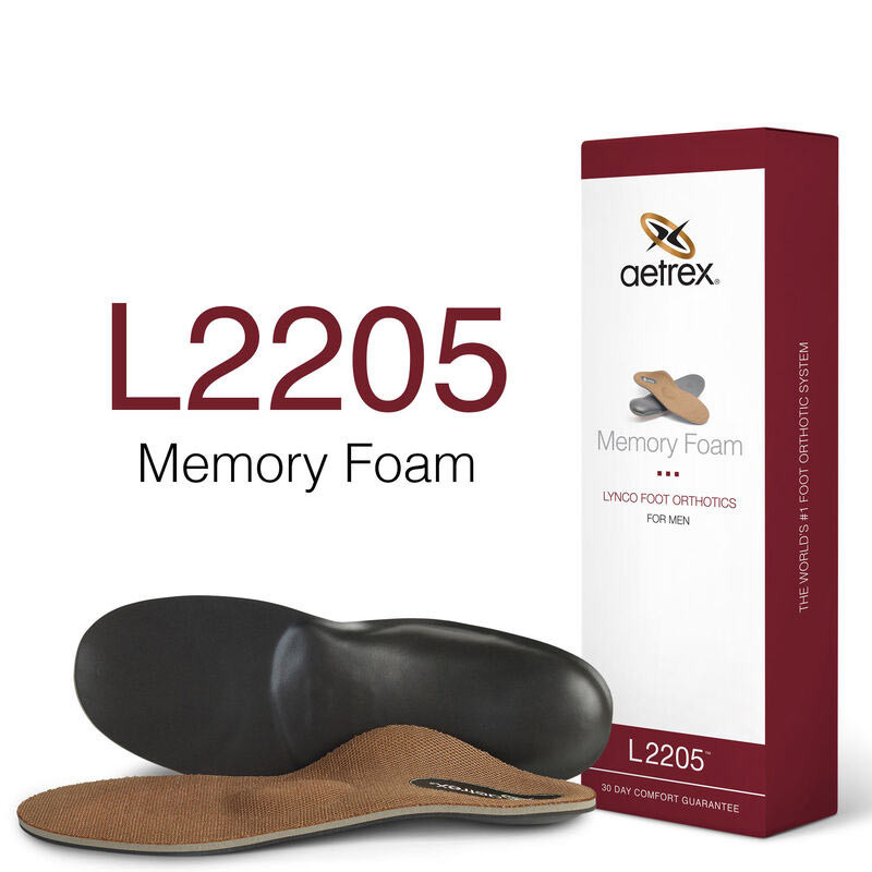 Aetrex L2400M Men's CUSTOMIZABLE Orthotics - Insoles for Personalized ...