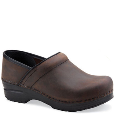 Dansko Men's BROWN OILED Professional Clogs - Family Footwear Center