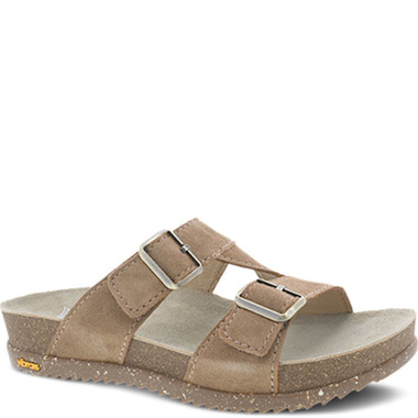 Dansko DAYNA Tan Suede Sandals - Family Footwear Center