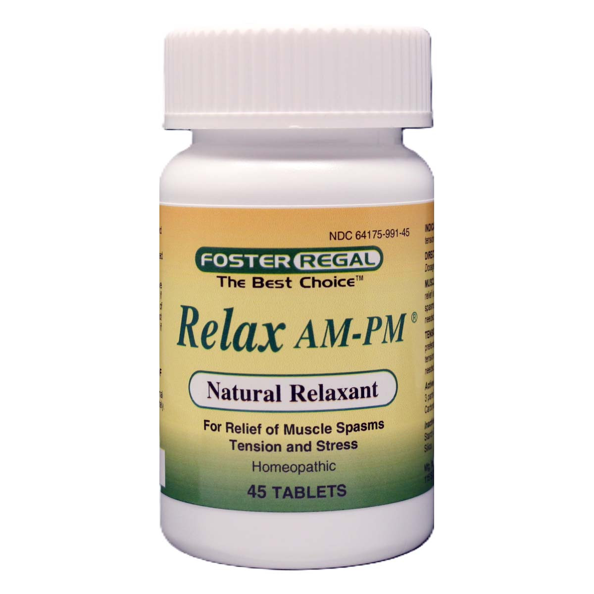 RELAX AM-PM Natural Relaxant Natural Relief For Muscle Spasm, Tension ...