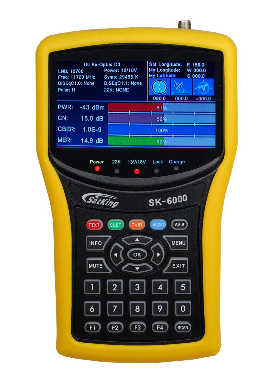SatKing SK-6000 Satellite TV Meter - Australia Melbourne International ...