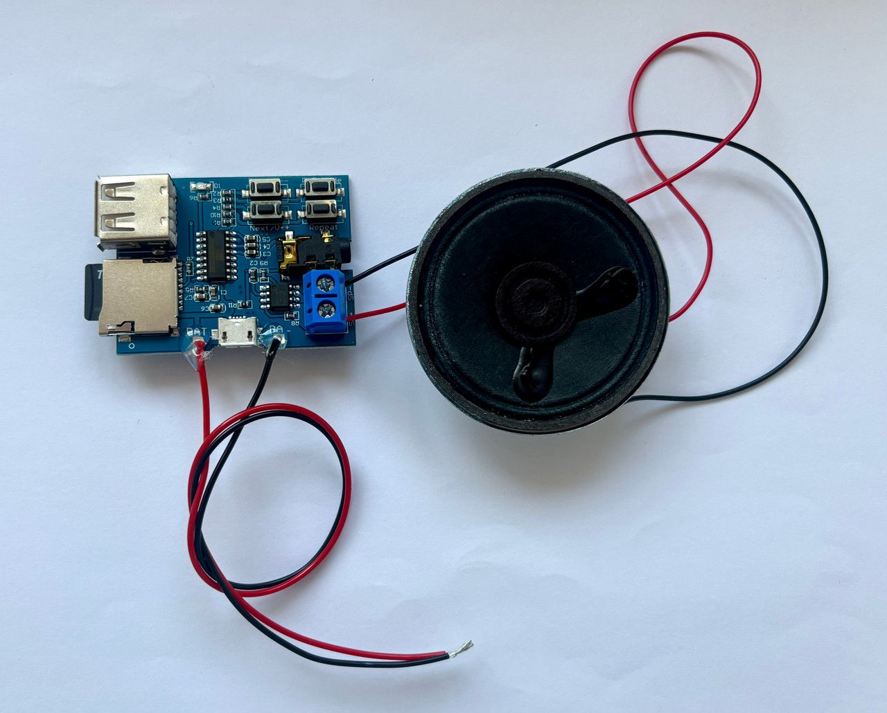 MP3 Player Kit with speaker - Small Scale Lights