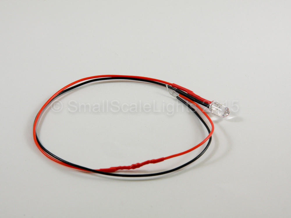 1.8mm Pre-wired Ultrabright LED - Small Scale Lights