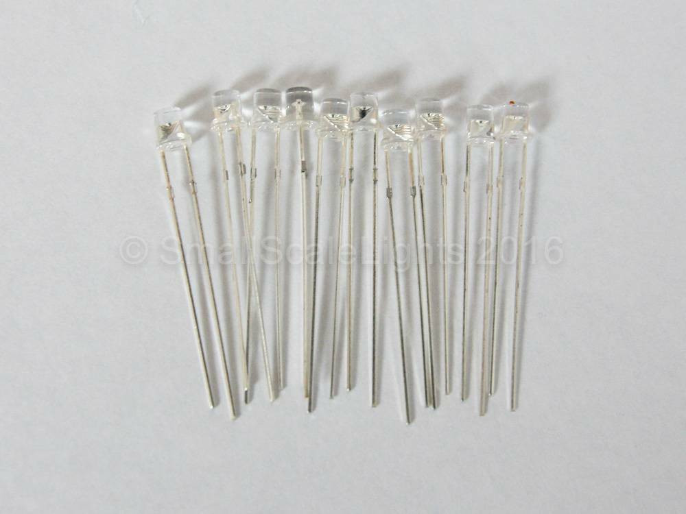 LEDs - 3mm LEDs - Small Scale Lights