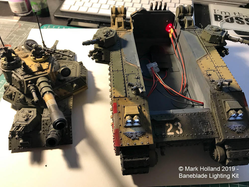 Warhammer 40k Baneblade Tank Lighting Kit | SmallScaleLights