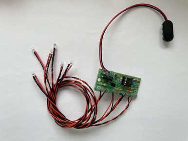 Mini 6 LED chaser - KITT or one way scanner