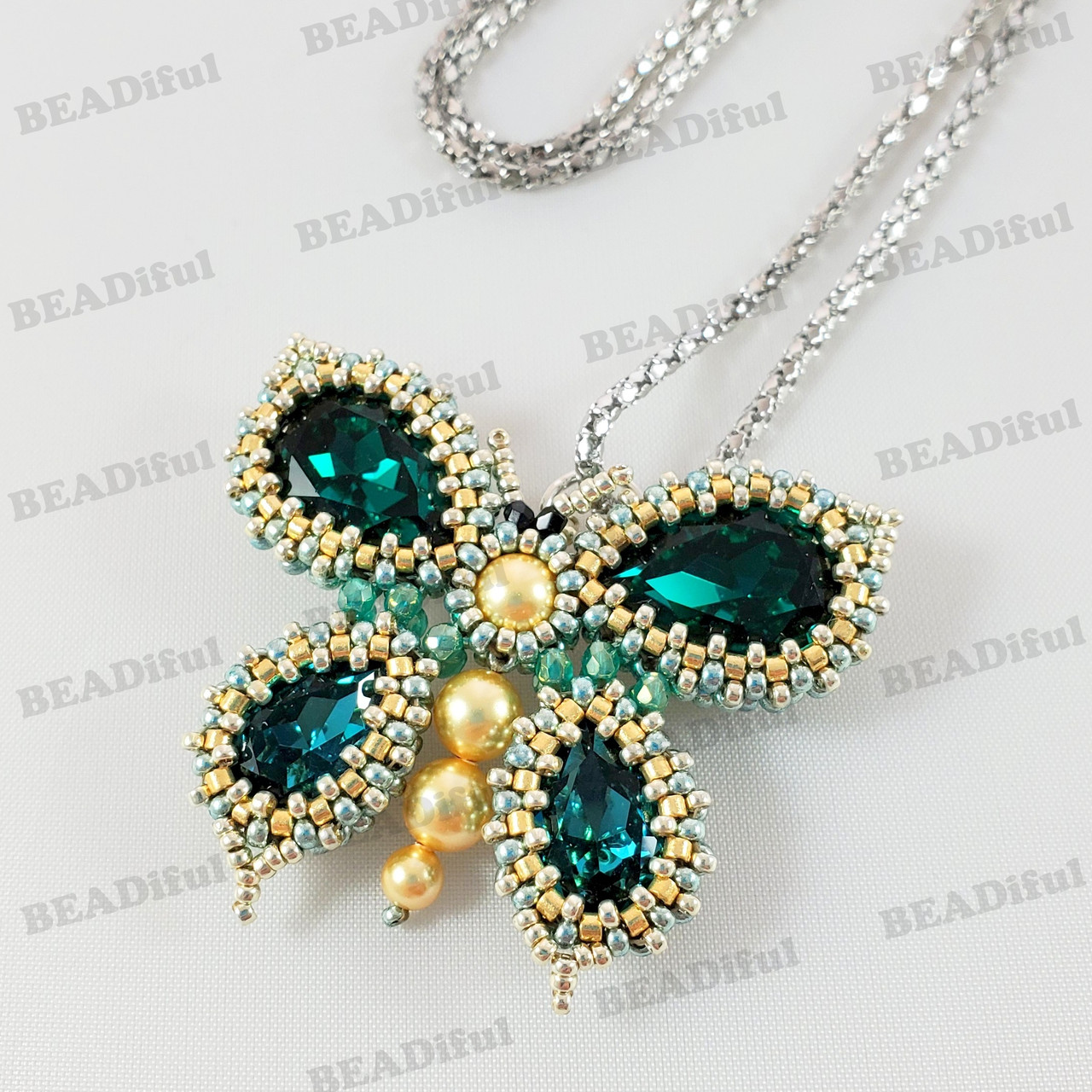 Crystal Butterfly Pendant Pattern