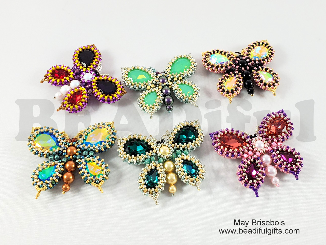 Crystal Butterfly Pendant Pattern