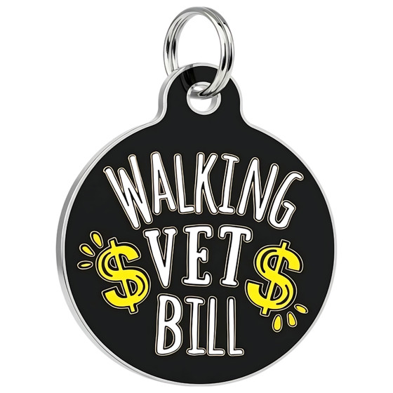 Walking Vet Bill Pet ID Tag