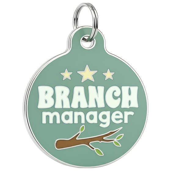 Branch Manager Personalized Dog ID Tag