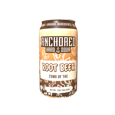 ANCHORED ANCHORED - D9 HARD SODA - ROOT BEER - 25MG