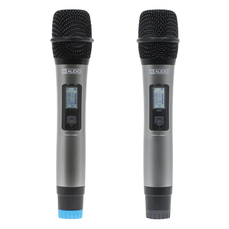 W Audio DTM 800H V2 Dual Twin Handheld Wireless Radio Microphone System ...
