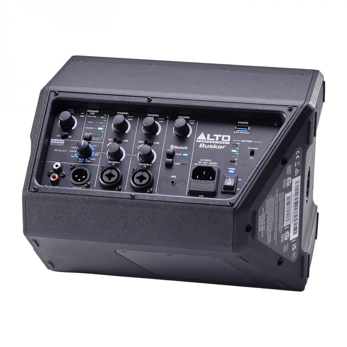 Alto Professional Busker 200W Portable Battery Powered PA Speaker ...