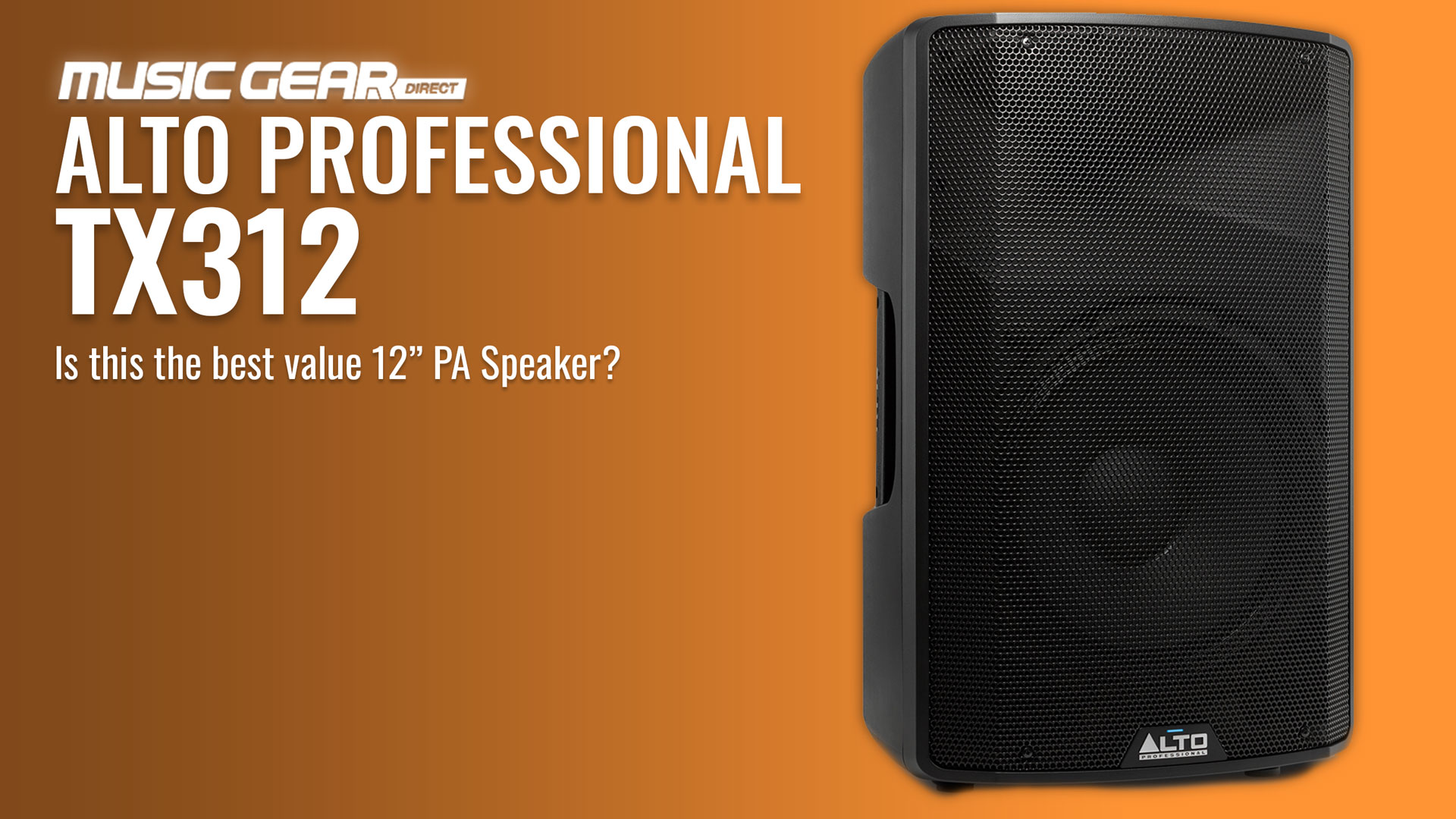 Alto Professional TX312 - Overview | Music Gear Direct - Music Gear Direct