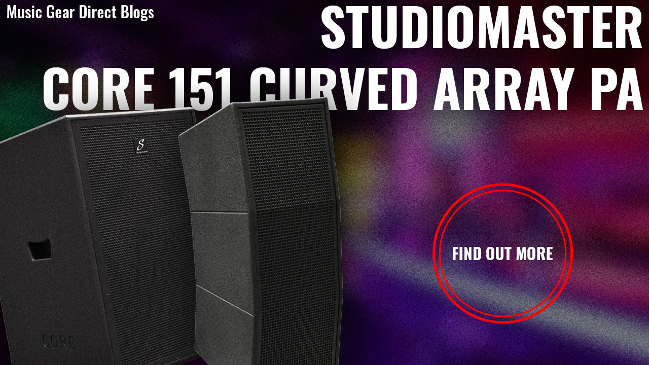 Meet the Studiomaster CORE 151 Curved Array PA System - Music Gear Direct
