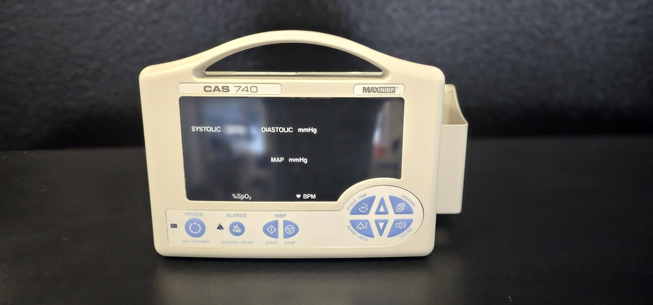 CAS 740 MAX NIBP Vital Signs Monitor with New Accessories - Medical ...