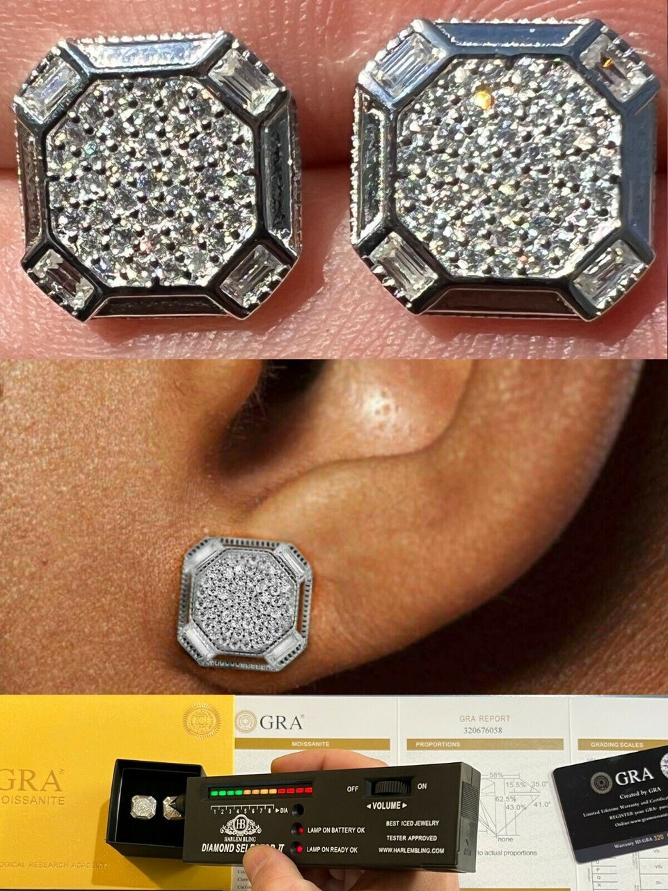 Rapper Earrings | Harlem Bling