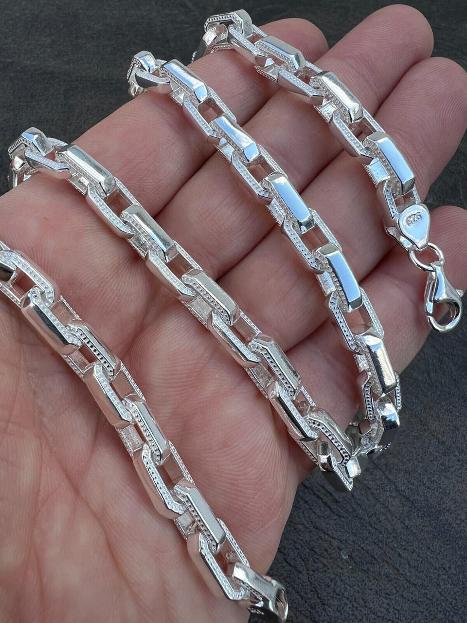 Hermes link chain silver store