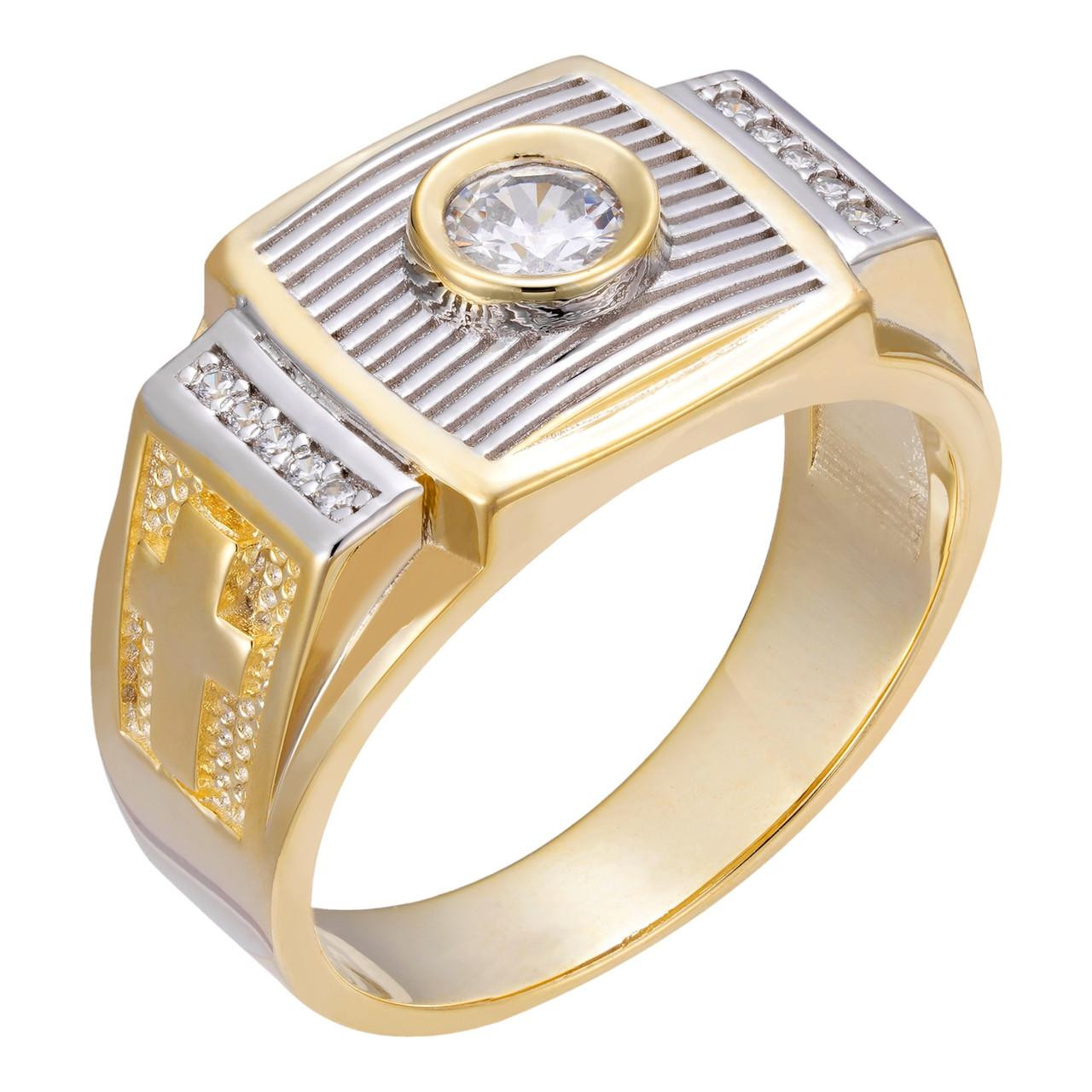 Men's Hip Hop 3D STAR Solid 14k Gold & 925 Silver Diamond Pinky RING ...
