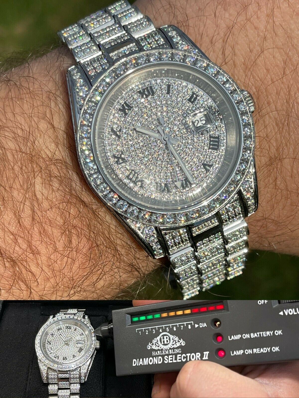 Iced Out Watches - Men's Iced Out Watches | Harlem Bling
