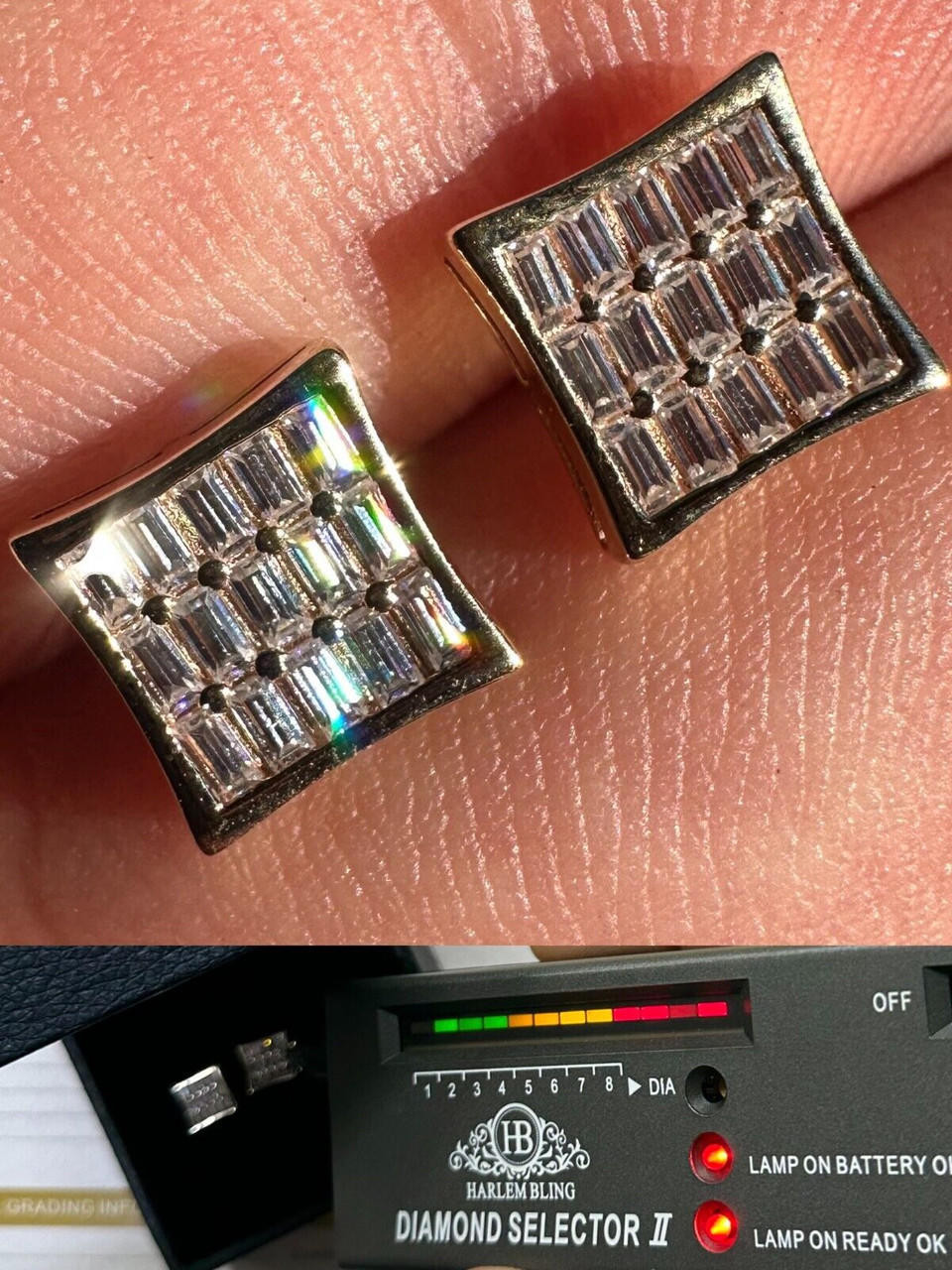 Solid Gold Earrings | Shop Men's Hip Hop Jewelry | Harlem Bling