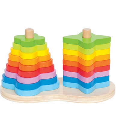 Double Rainbow Stacker - Smart Toys and Books