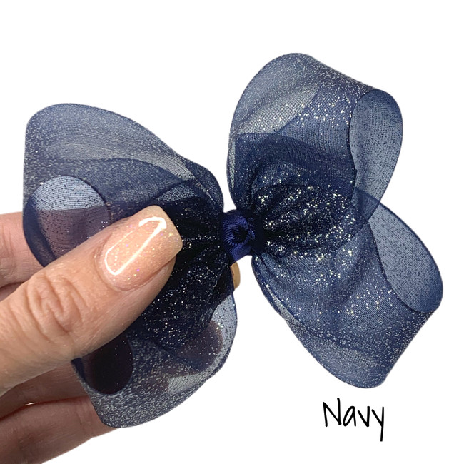 Glitter Sheer Hairbows
