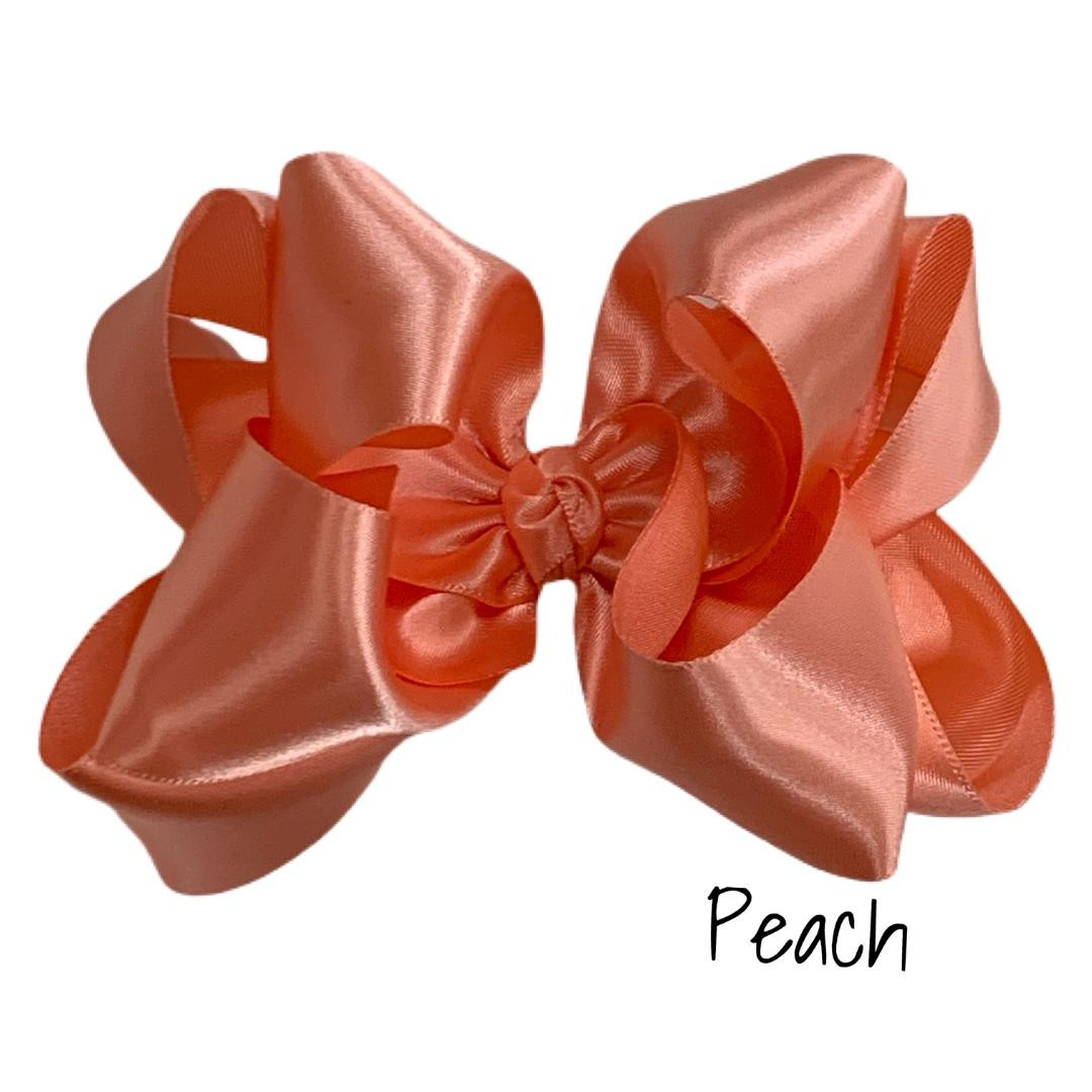 Satin Stack Hairbows by One Stop Bow Shop