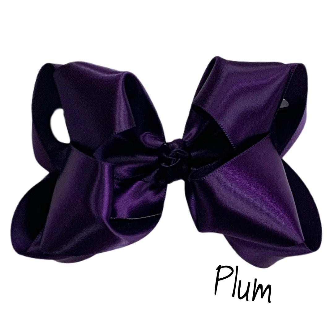 Satin Stack Hairbows by One Stop Bow Shop