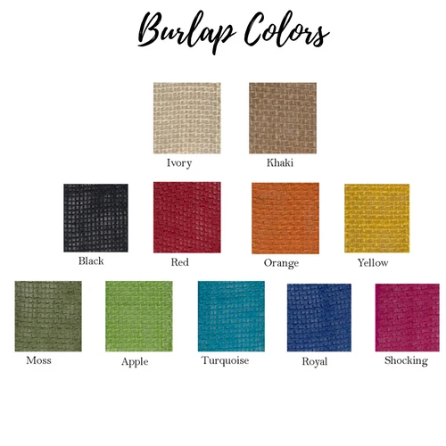 Custom Burlaps - One Stop Bow Shop