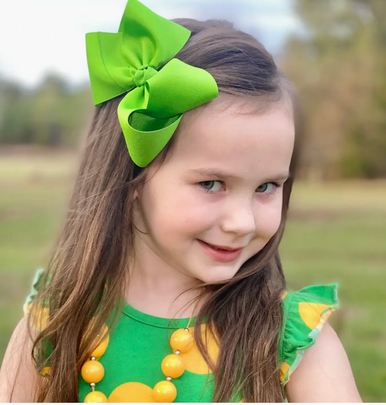 Apple Grosgrain Bows – 2"–8" Sizes | One Stop Bow Shop