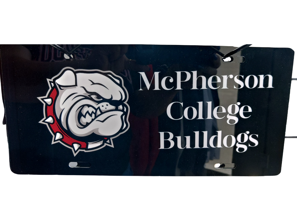 License Plate - MC Bulldogs - McPherson College Bulldog Store