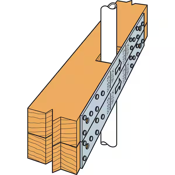 Simpson Strong-Tie RPS18 1-1/2-Inch x 18-5/16-Inch Retro Plate Strap