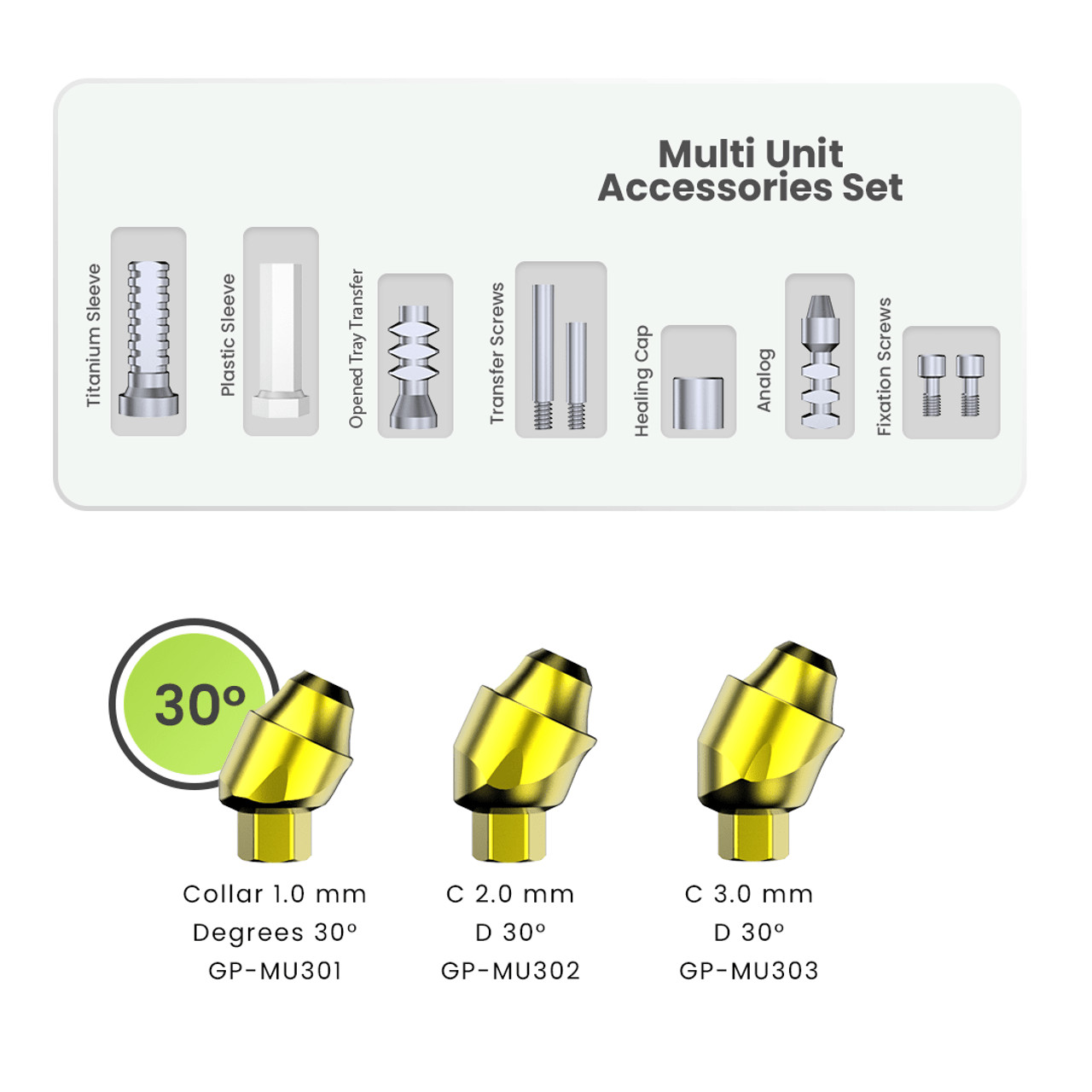 Multi Unit Abutment | 30 Degrees