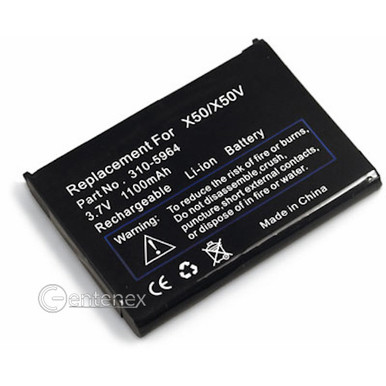 2-Pack of Batteries for Dell Axim X50v X50 X51 X51v Pocket PC HC03U 310 ...