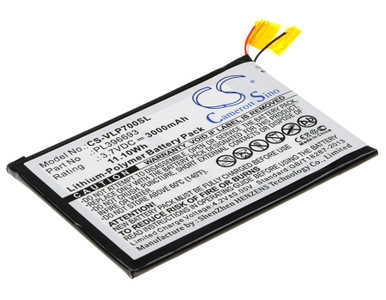 Battery for Visual Land ME-7G-8GB Prestige 7G 7" PL396693 Tablet CS ...