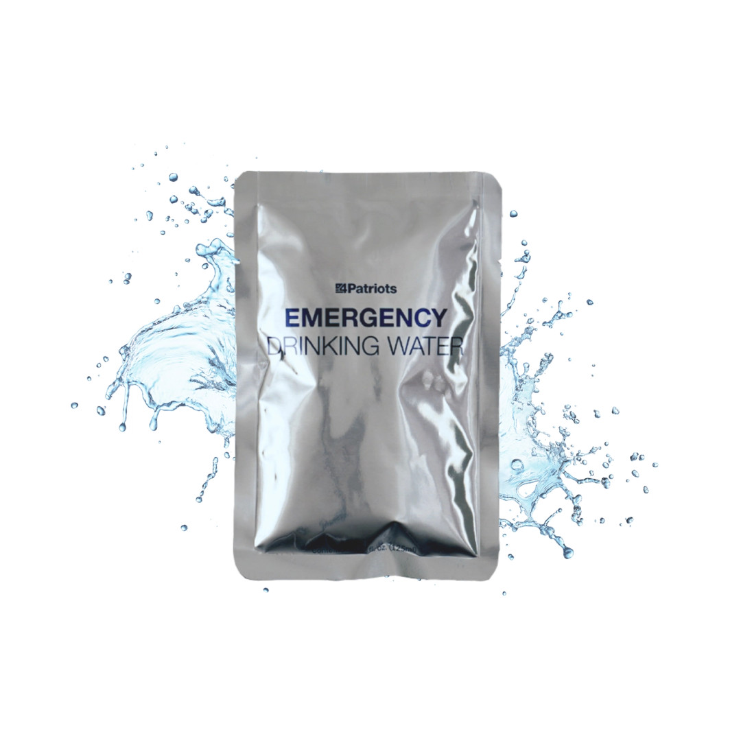 Emergency Drinking Water Pouches - 3-Day Supply | 4Patriots