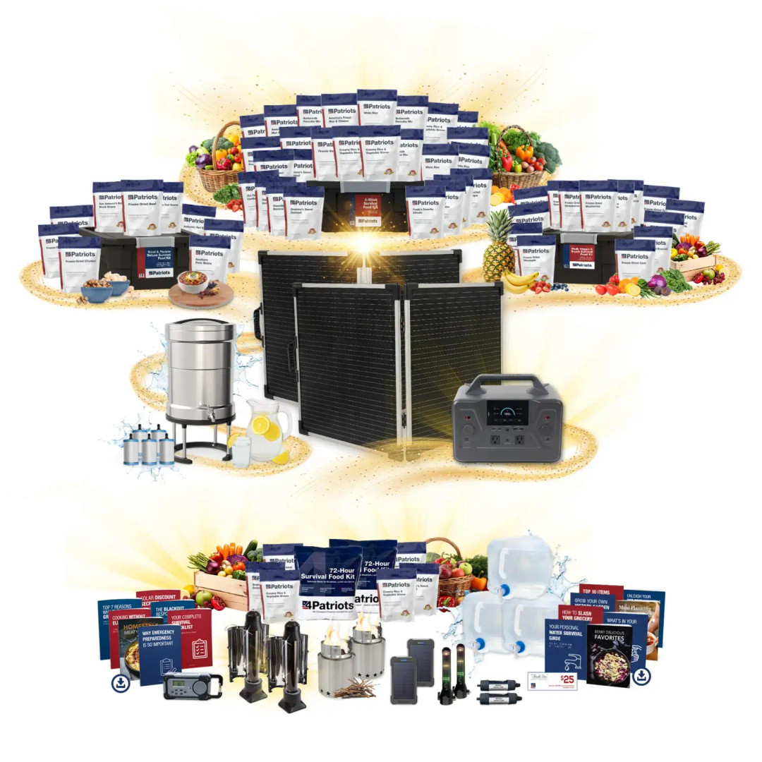 Gold Reserve Power, Water & Food Emergency Survival Kit | 4Patriots