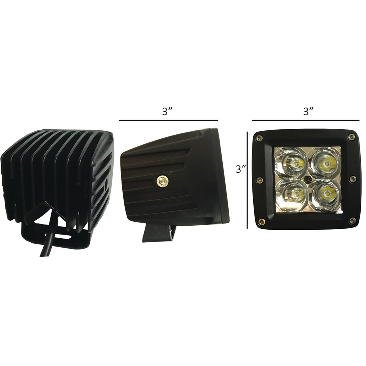 LED Square Spot Beam TL200S LED Work Lights from Tiger Lights