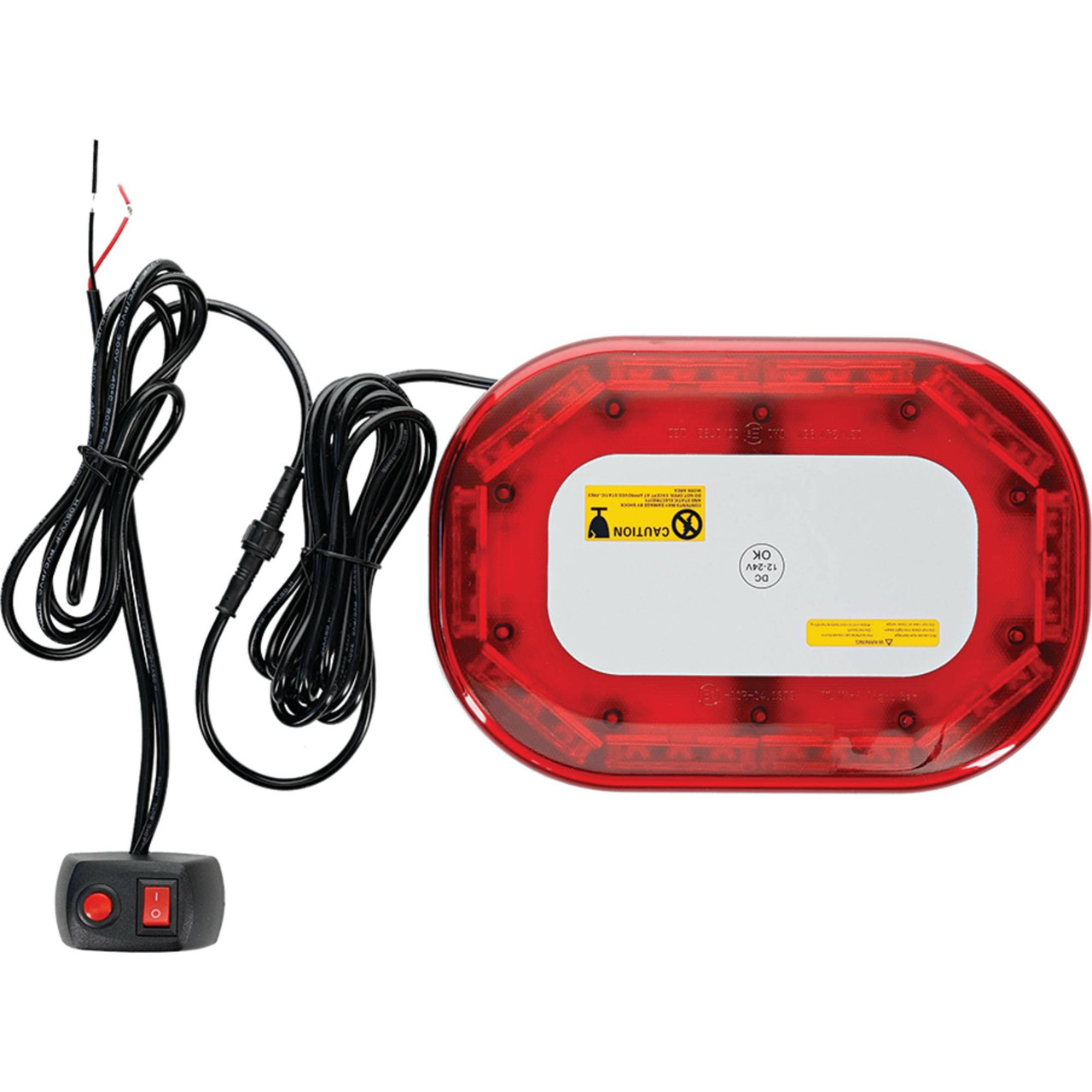LED Multi Function Magnetic Warning Light- Red TL1100R LED Warning ...